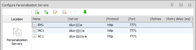 Personalization Server konfigurieren