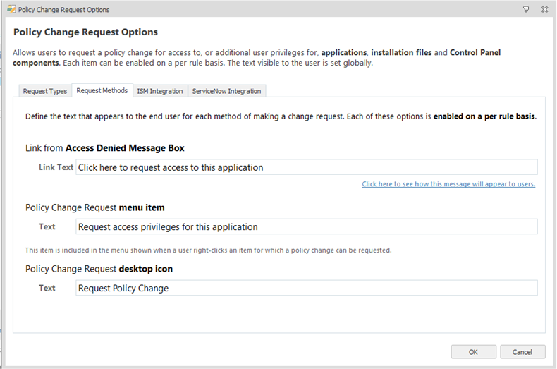 Policy Change Request