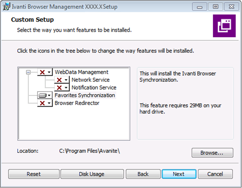 Configure Browser Management