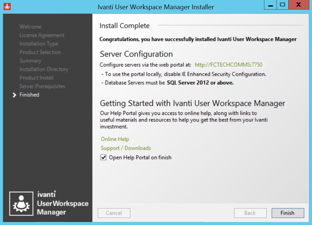 Advanced Installation