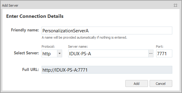 Configure Personalization Servers