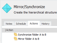Copy Folder Actions