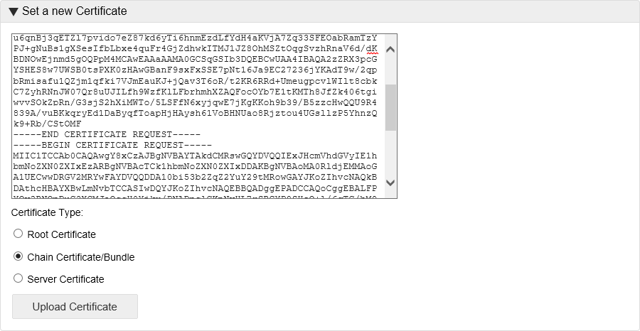 Apply a certificate to the File Director appliance