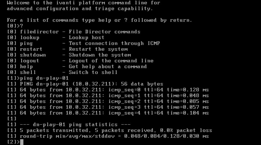 Command Line Interface