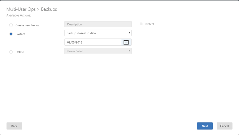 Backups for Multiple Users