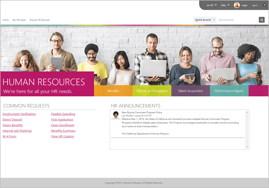 HR Case Management Portal
