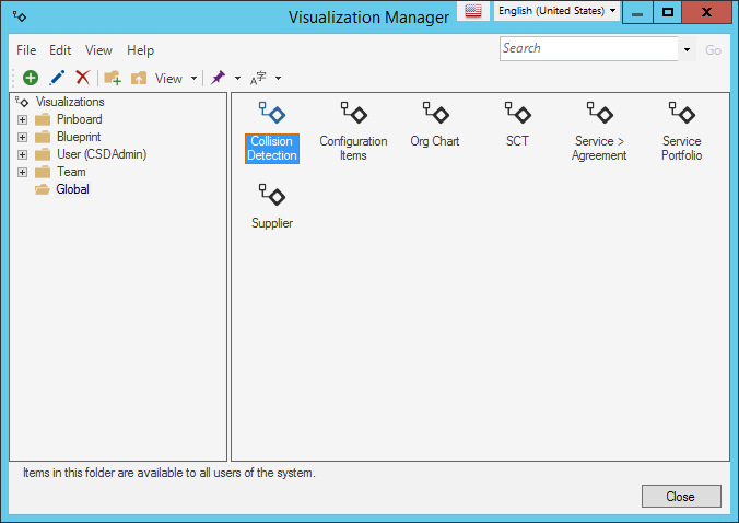 Managing Visualizations