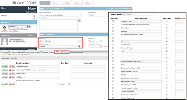 HR Case Created (New Hire)