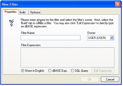 Creating Filters