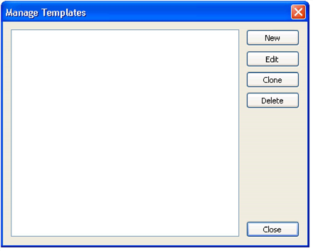 Managing Templates
