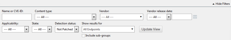 The Patch Content Page