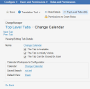Configuring the Change Calendar