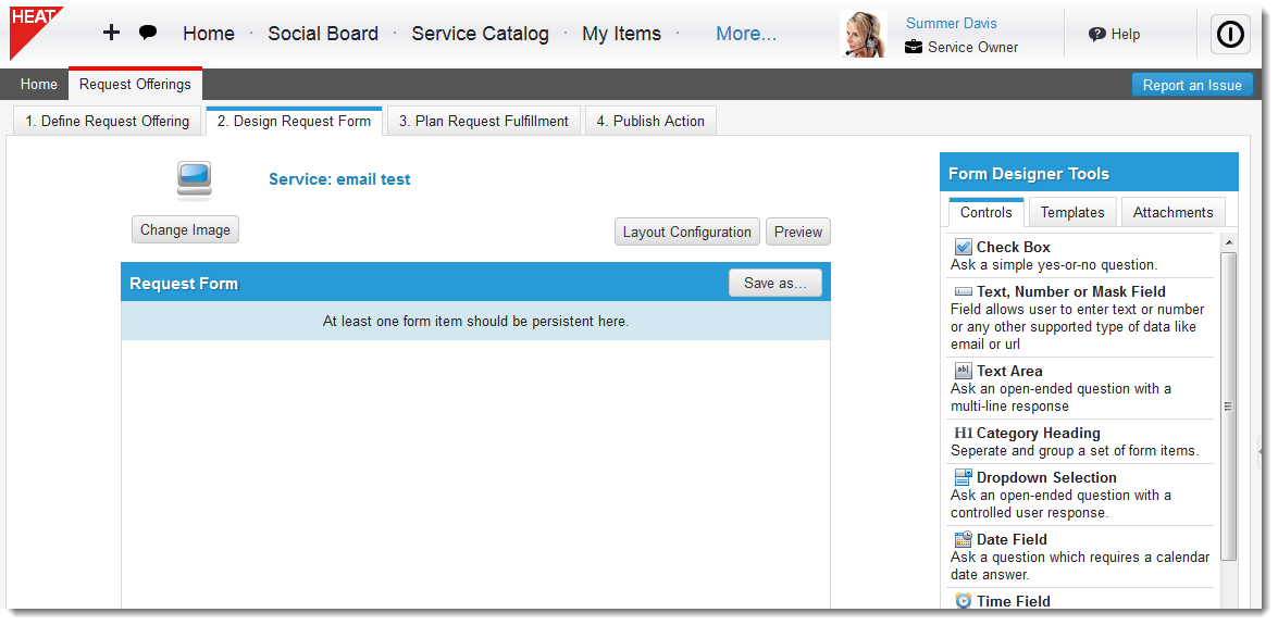 Working with Request Offerings