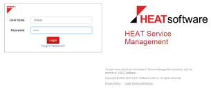 Logging into Ivanti Service Manager