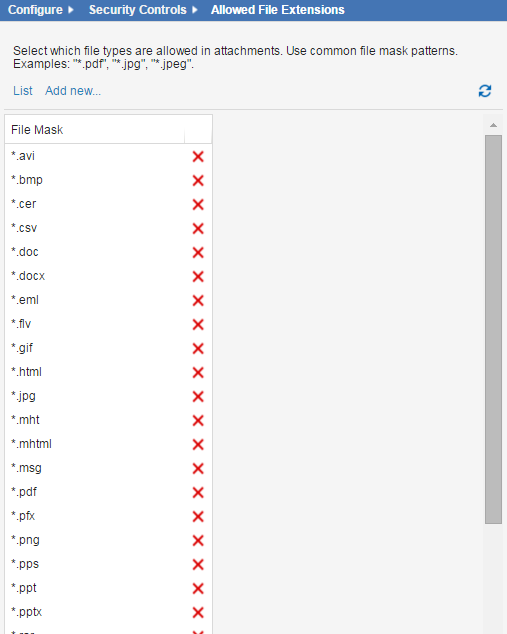 Working with Attachment Types