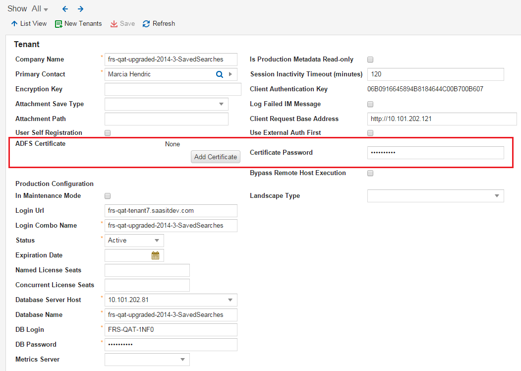 Working with ADFSA SAML