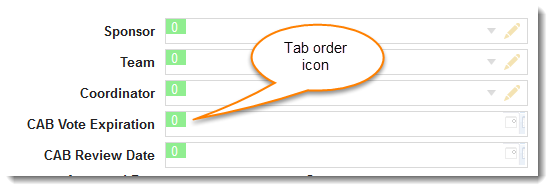 About the Tab Order on a Form