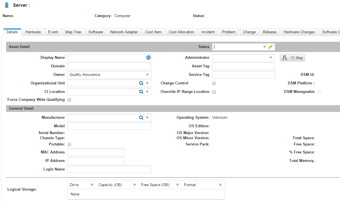 About Creating a Configuration Item