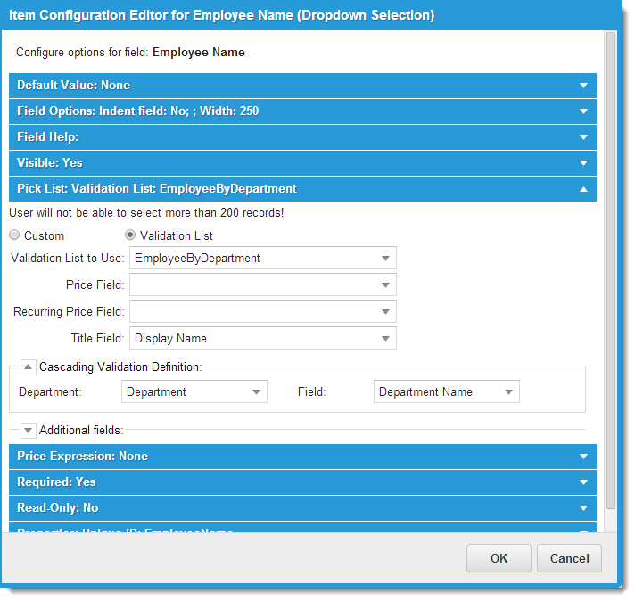 Request Form Examples
