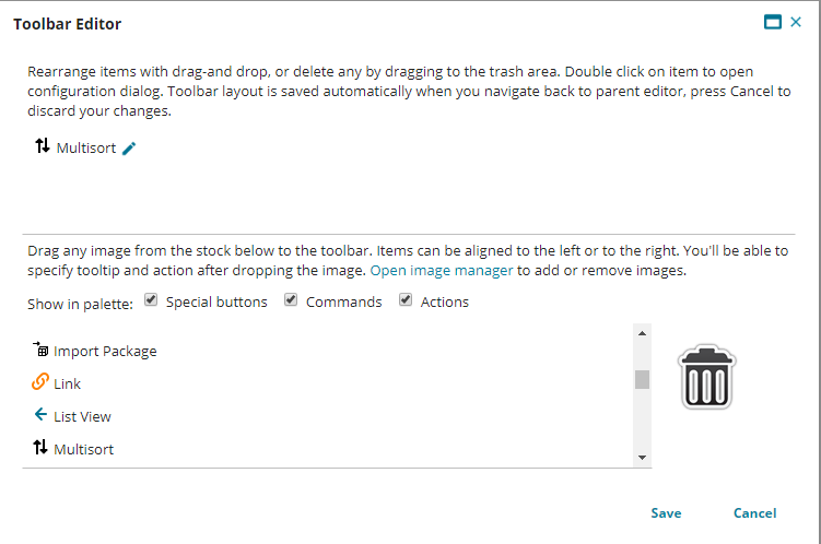 Adding a Multisort Button to the List Toolbar