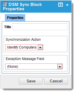 DSM Sync Workflow Block