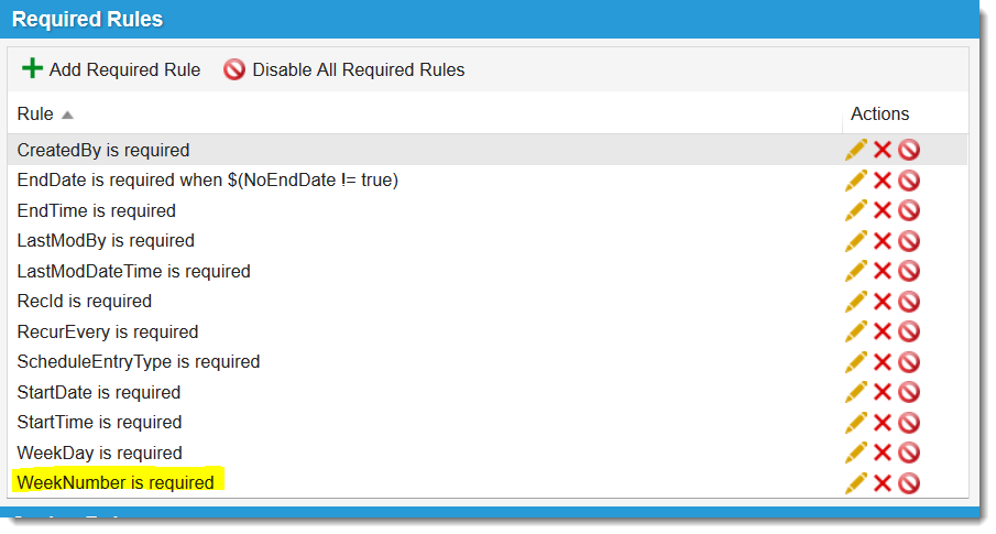 About the Schedule Entry and Scheduled Jobs Workspaces
