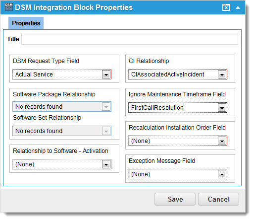 DSM Integration Workflow Block