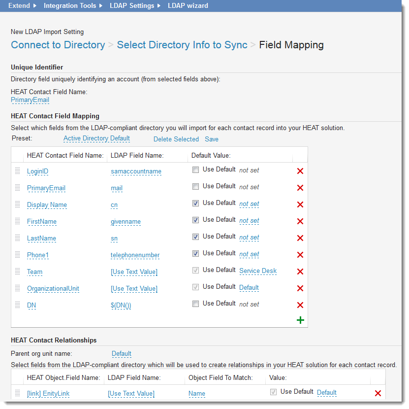 Configuring LDAP Settings