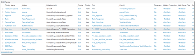Example: Enabling Cost Items in a Business Object