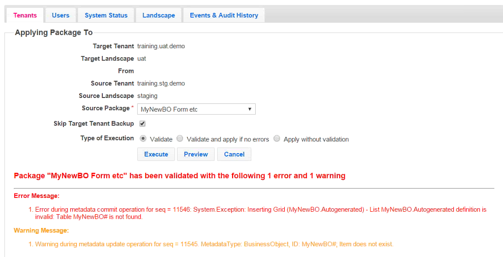 Troubleshooting and Known Issues