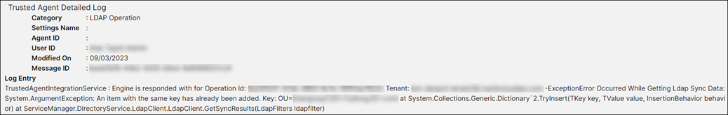 Trusted Agent Monitoring and Logging
