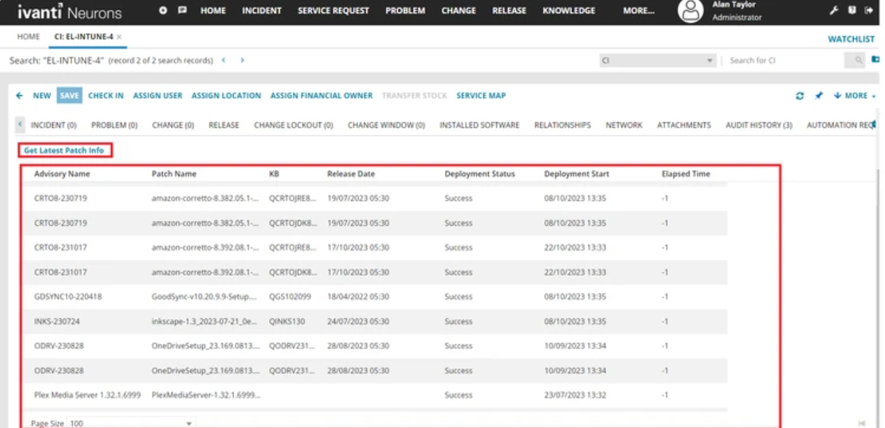 Integrating Patch Management