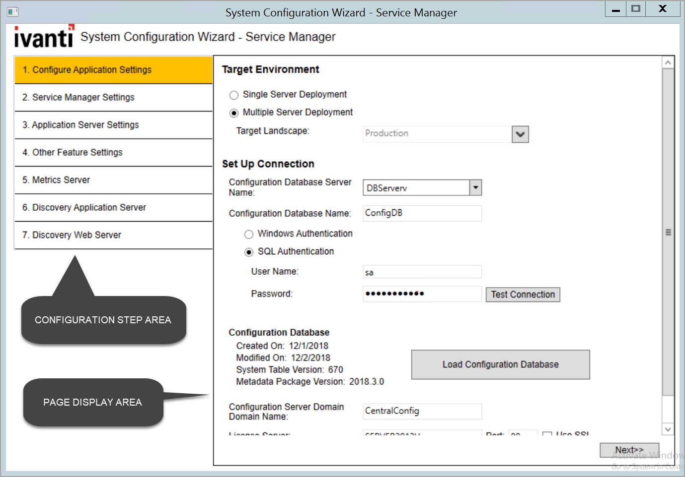 Using The System Configuration Wizard