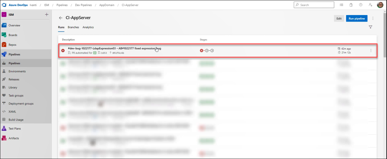 Example: Logging Azure DevOps Pipeline Runs