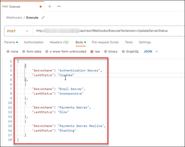 Example Monitoring Server Health Using Run For Collection Gad