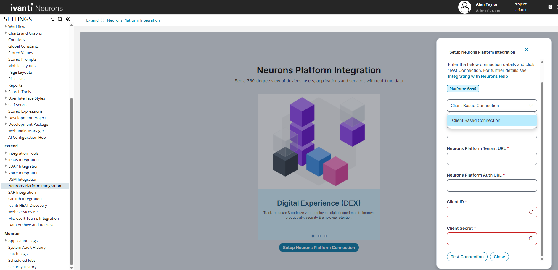 Neurons Platform Integration