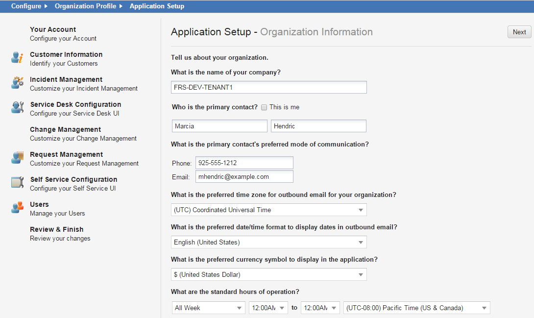 Setting Up the Application