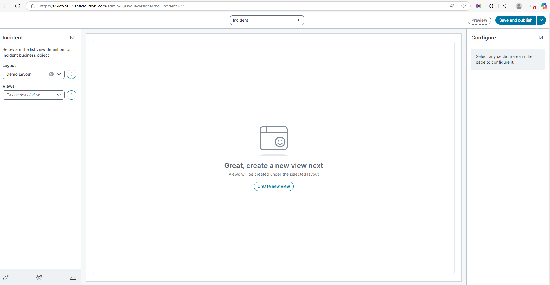 Configure and Assign Views and Layouts Using the Modern Page Designer