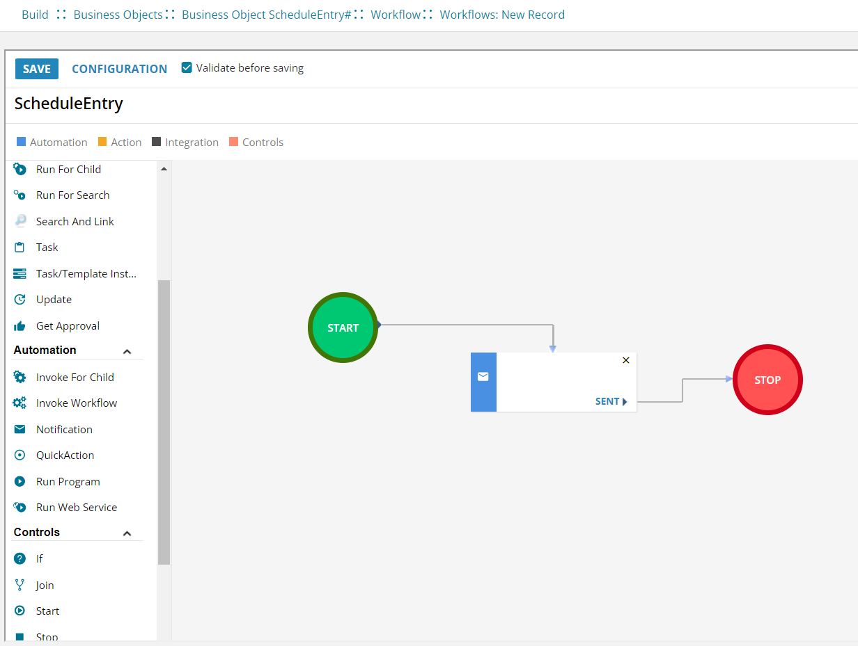 About the Schedule Entry and Scheduled Jobs Workspaces
