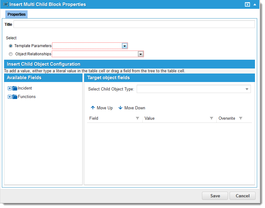 Insert Multi Child Workflow Block