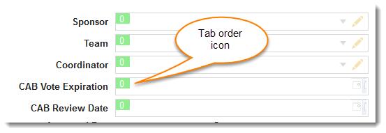 About the Tab Order on a Form