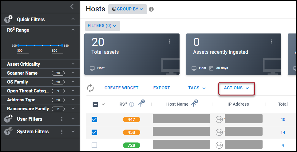 Adding a Note to a Host