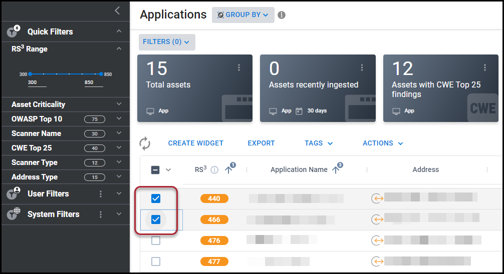 Changing an Application’s Network