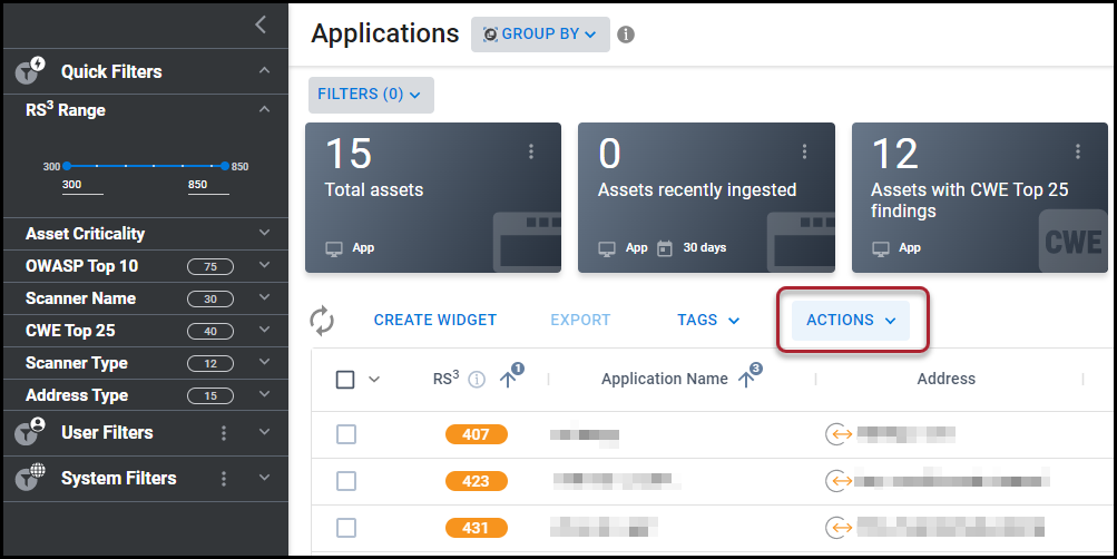 Creating an Application