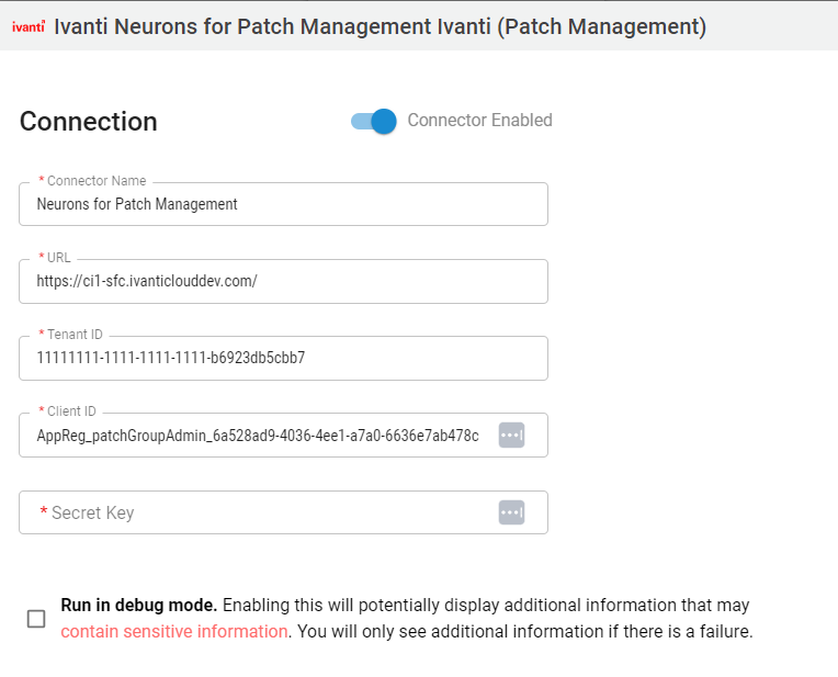 Ivanti Neurons for Patch Management Connector Guide