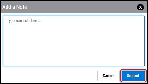 Adding a Note to a Host
