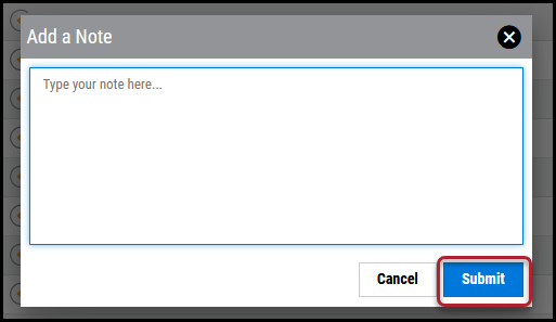 Adding a Note to an Application
