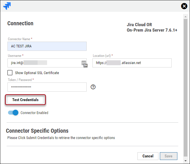 Atlassian Jira Connector Guide
