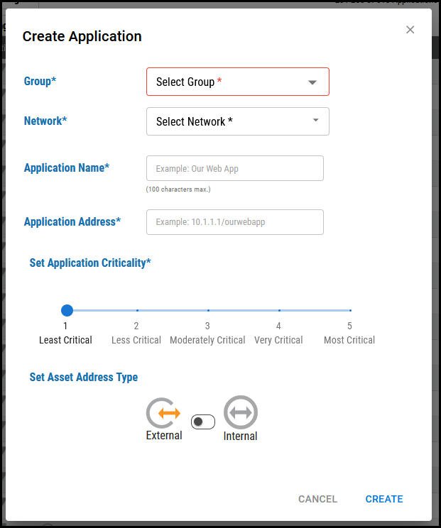 Creating an Application