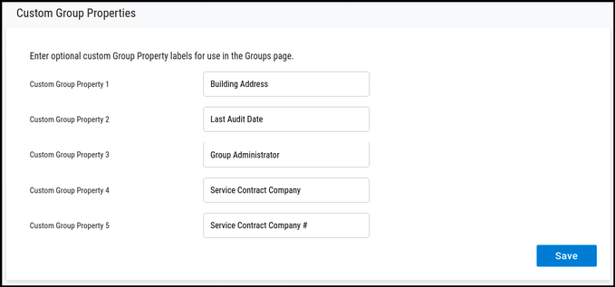 Editing Custom Group Properties